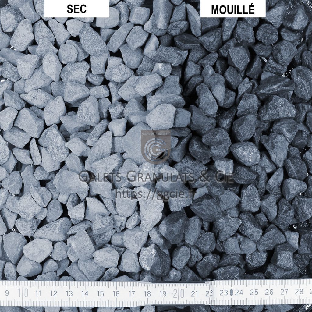 Gravier Grès quartzite - blanc gris 4/10 mm - Galets Granulats &Cie GGC