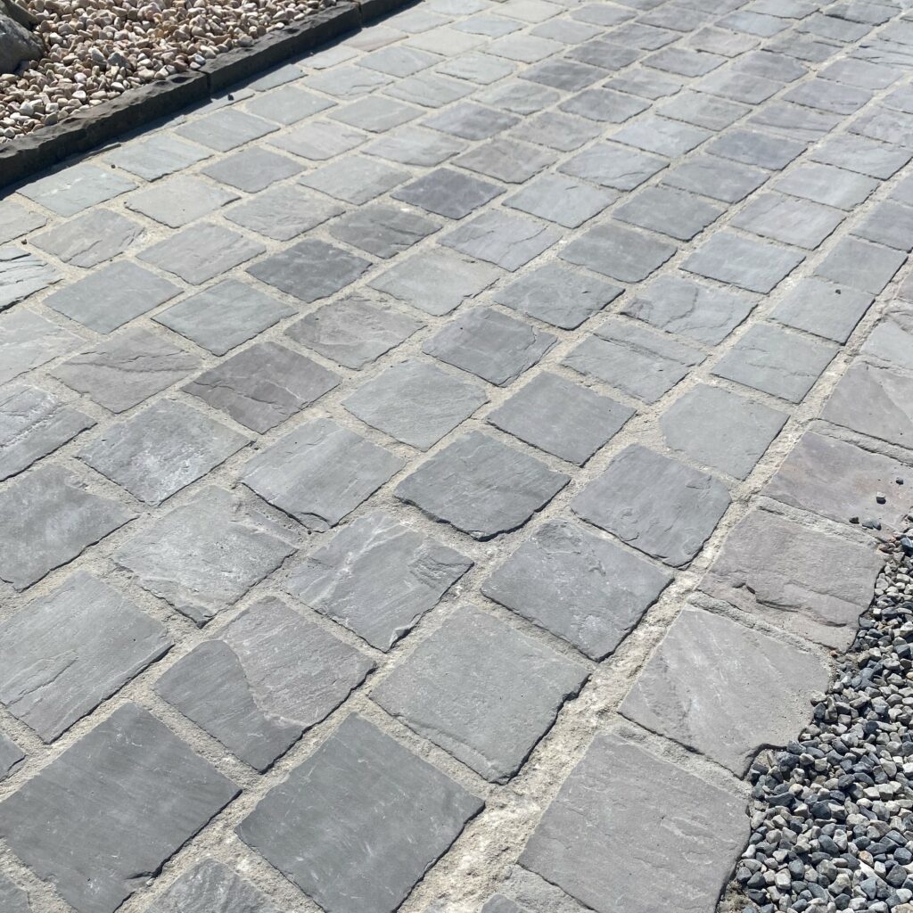 Pavé kandla gris - 14x14x3/5cm